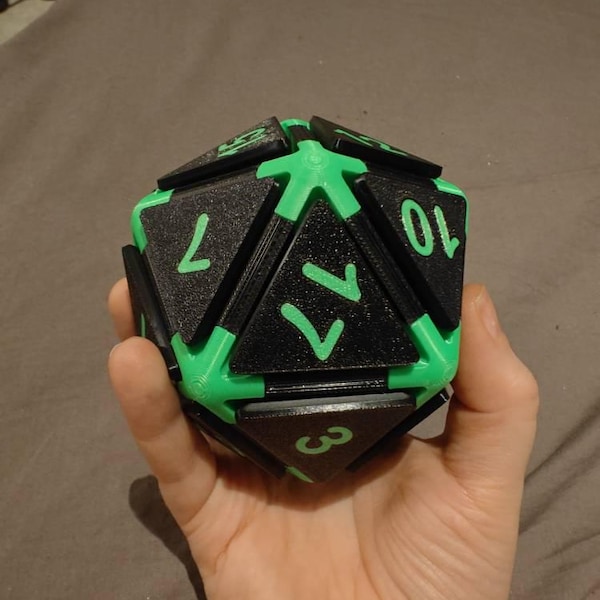 HUGE D20 Fidget Clicker: 20-button Dice - Design Your Own! - Etsy