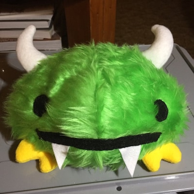 Green Monster Soft Toy Sewing Plushie Doll Pattern PDF - Etsy