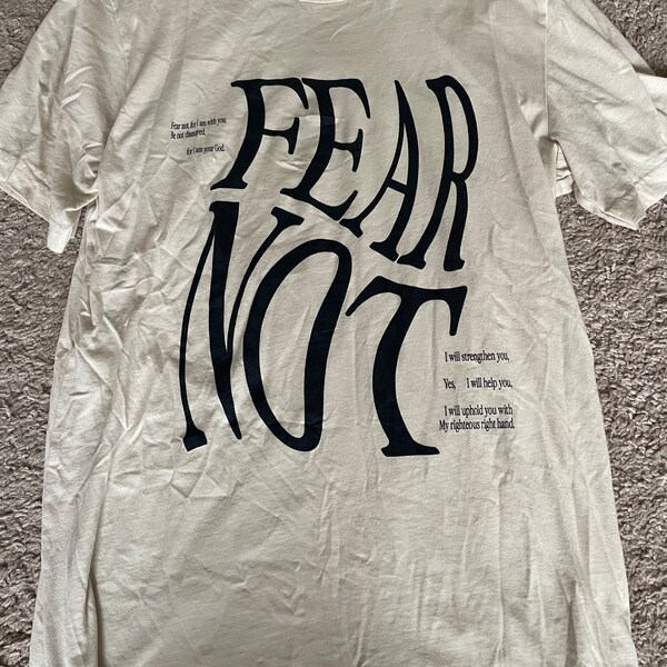 Fear Not Christian Shirt, Christian Apparel, Christian Clothing, Faith ...