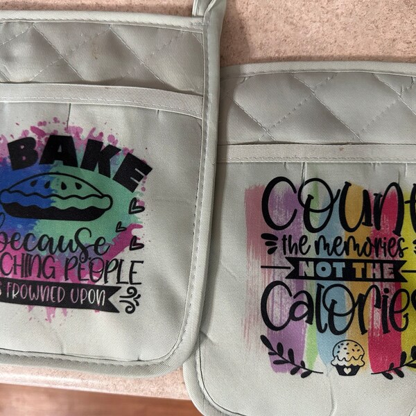 Baking Sublimation Designs Bundle, 6 Baking Quotes PNG Files, Pot ...