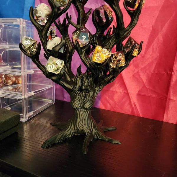 Dice Tree Goddess: Tabletop RPG Dice Display - Etsy