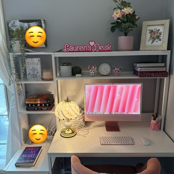 Personalized Doll Name Sign, Custom Name Plate, Girl Room Decor, Kids ...