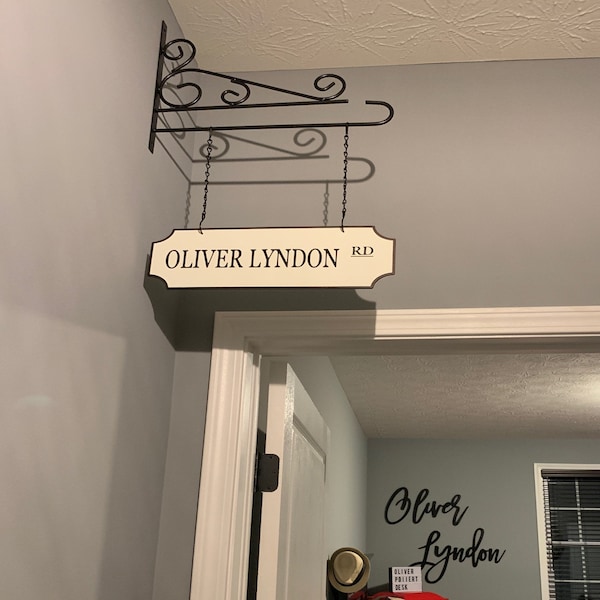 Personalized Street Signs Double Sided Rustic Street Signs Farmhouse ...