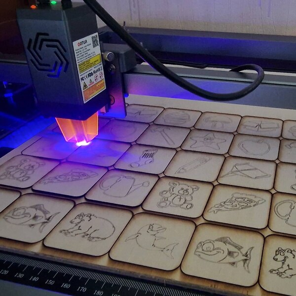 Memory Game Box Set 3mm (digital File Only) - Etsy