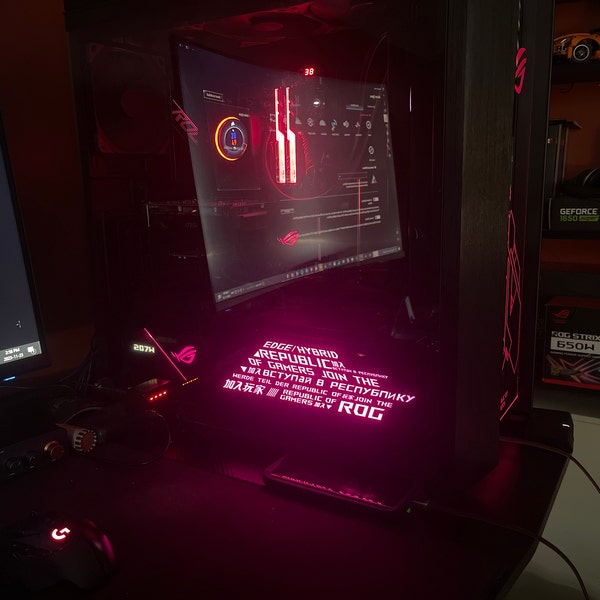 Customized RGB Panels for ROG STRIX Helios Case Decorative Backplates ...