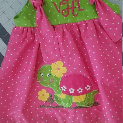 Apron Knot Dress Sewing PDF Pattern Sizes 3m Girls 8 INSTANT - Etsy