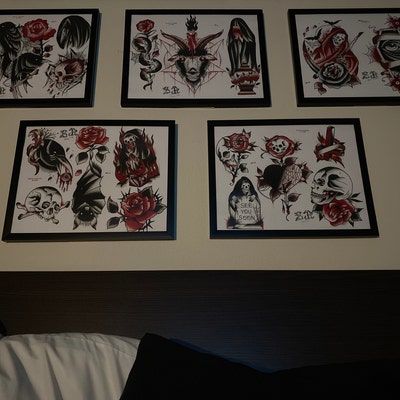 TATTOO FLASH SET 2020 - Etsy