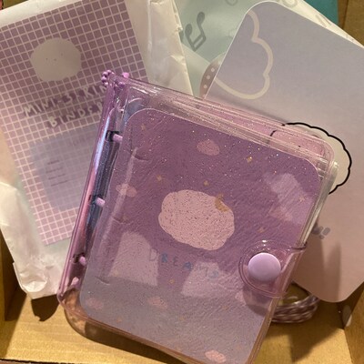 4 INCH Kpop Photocard Binder Mini Binder K-pop Photo Collect Book Photo Card Storage Kpop Binder ...