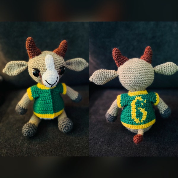 Crochet Gazelle Pattern, Amigurumi Springbok, Low Sew Gazelle Pattern ...