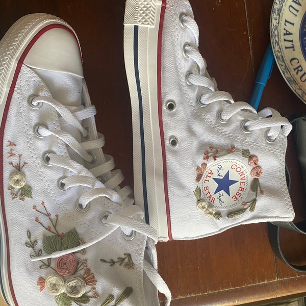 Converse Chuck Taylor All Star Shoes Embroidered by Hand to Order ...