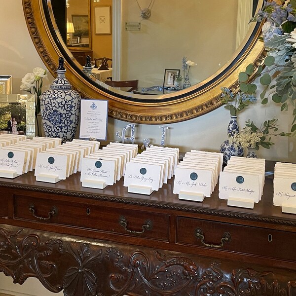 Place Card Holders for Wedding & Event Place Card Display Cards Guests ...