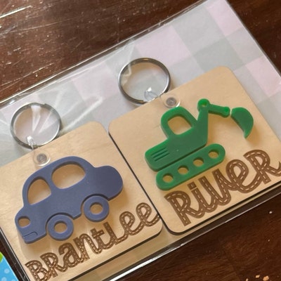 Transportation Backpack Name Tags, Lunchbox Name Tag, Construction ...