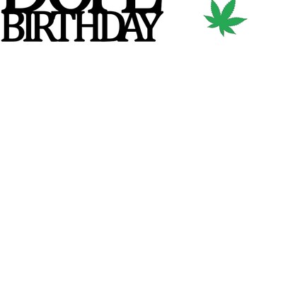 DIGITAL FILE Dope Birthday Cake Topper - Etsy