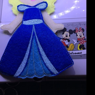 Felt Dress up Fun Doll Ball Gown Embroidery Machine Design Set - Etsy