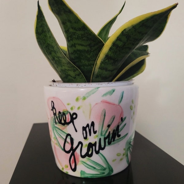 Personalized Name Definition Planter Pot | Custom Name Definition Pot ...
