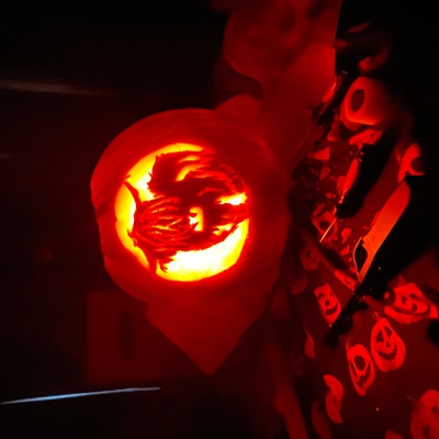 Highland Cow Pumpkin Stencil, Printable Pumpkin Stencil, Jack O ...