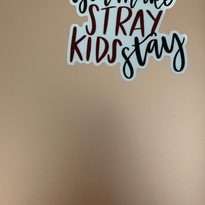 Stray Kids STAY Sticker Vinyl Waterproof - Etsy