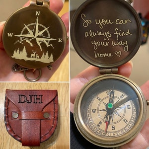 Personalized Engraved Compass Custom Gift for Baptism - Etsy