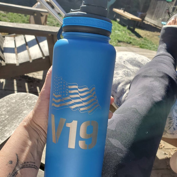 Personalized 32oz Vacuum Insulated Tempercraft Sport Bottle | Custom ...