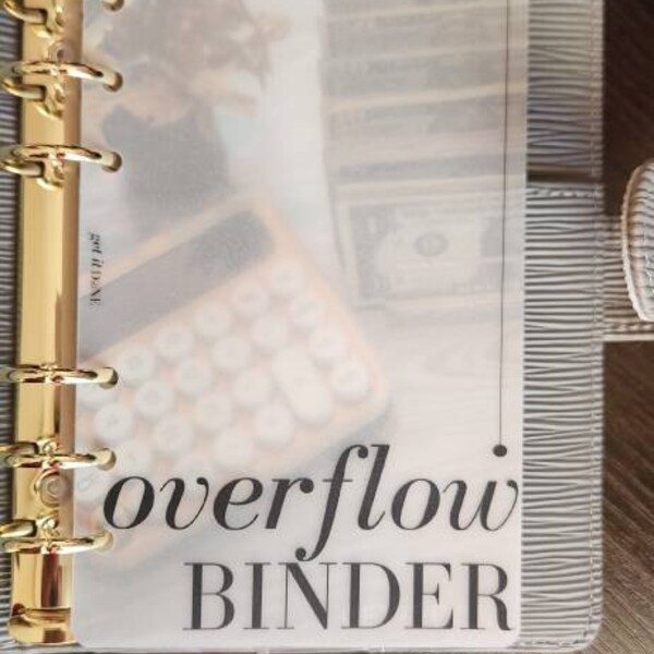 In the Bank Dashboard for A6 Personal Binders | DIGITAL DOWNLOAD | NOT ...