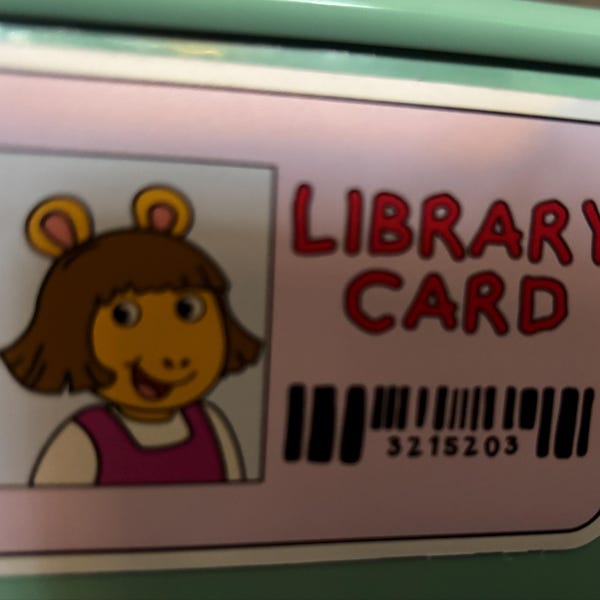 Brother and Sister Library Card Magnetic Bookmark Set | Bookish Gift ...