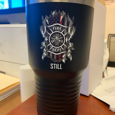 Firefighter Ripped Tumbler Personalized With Name or Saying Perfect ...