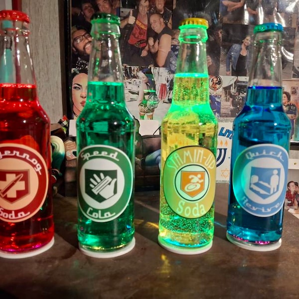 Zombies Perk Bottle Stickers (individual) - Etsy