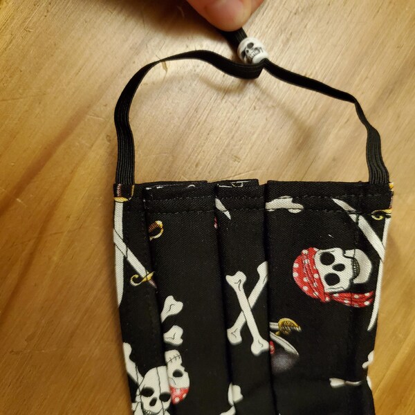 Orange and Blue Flowers Reusable Mask - Etsy