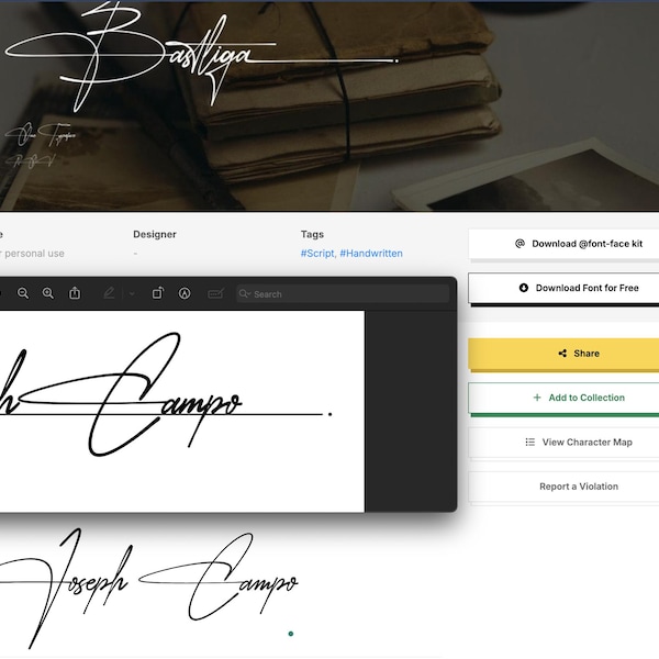 Personalized Handwritten Style Edgy Signature Logo Design (digital) - Etsy