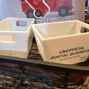 Mini Mail Tub Tote for Small Items - Etsy