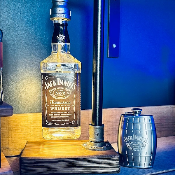 Jack Daniel's Lamp, Old No 7, Jack Daniel's Gift, Home Bar Accessories ...