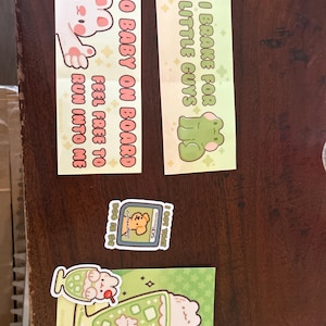 Funny Bunny Vinyl Stickers Die-cut Matte Vinyl Sticker 3 - Etsy