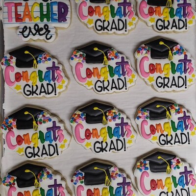Congrats Grad Graduation Plaque Cookie Cutter 2 - Etsy