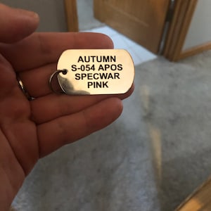 Halo UNSC Dog Tags (personalized) Stainless Steel or 24K Gold Plated - Etsy