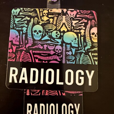 MRI Safe Badge Reel Mri Tech Badge Holder radiology Badge Reel MRI MRI ...