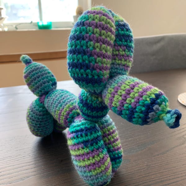 Balloon Animal Dog Crochet PATTERN ONLY Instant DOWNLOAD! Puppy ...