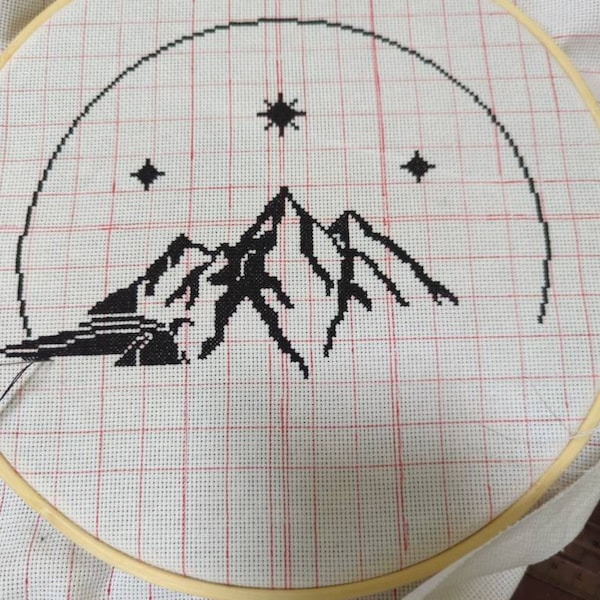 ACOTAR Cross Stitch Pattern PDF Night Court Ramiel Sigil Embroidery ...