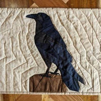 Raven Fpp--backyard Bird Series—paper Piecing Quilt Block Pattern ...