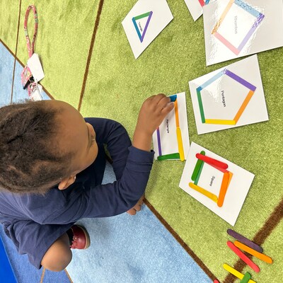 Colored Cube Patterns Task Box Activity Set Montessori Learning Toy for ...