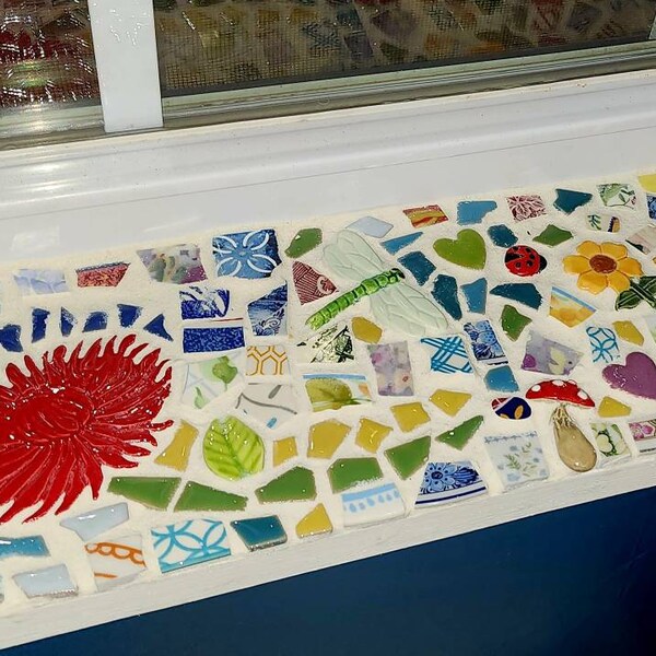 Green Ceramic Snake for Mosaic Garden Art, Stepping Stone or Patio Wall ...