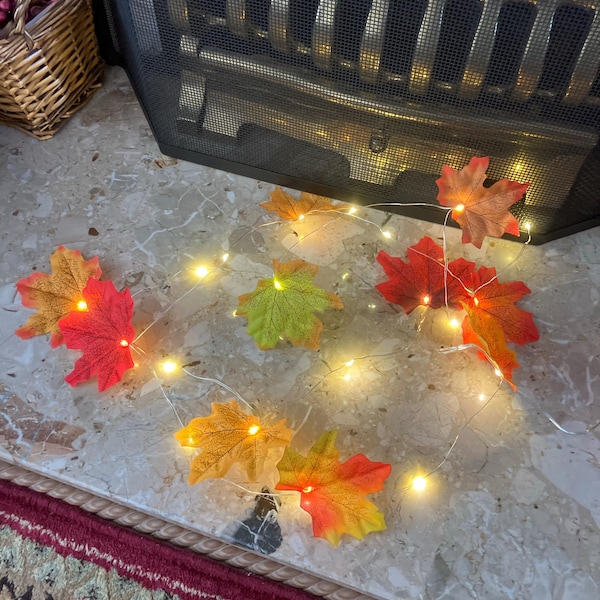 Mini Holly Fairy Lights. Christmas Decoration, LED String Lights Holly ...