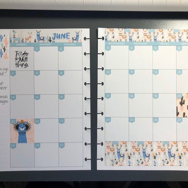 Happy Planner Printable Monthly Planner Stickers, Printable Monthly Kit ...