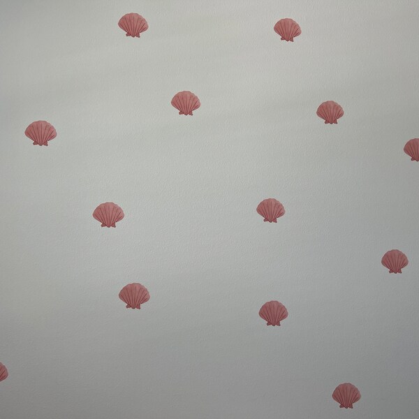 Seashell Wall Decals // Ocean Theme Wall Decor - Etsy