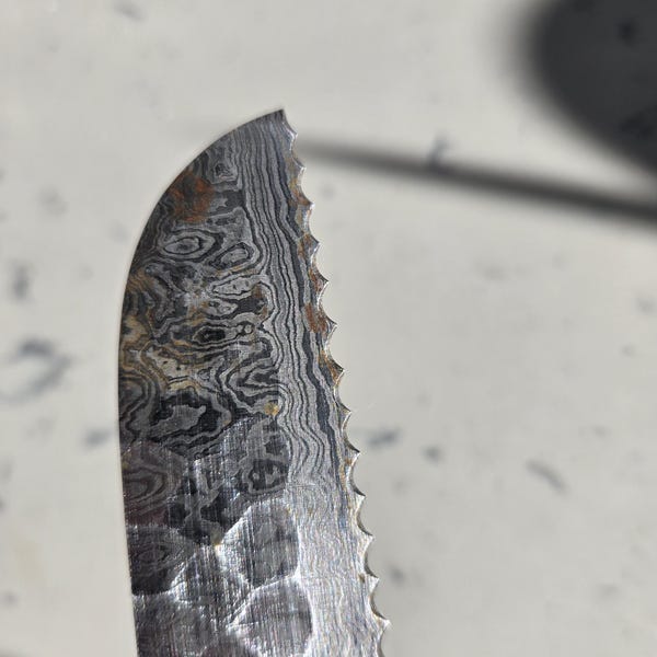 Feather Pattern Damascus Steel Billet, Damascus Bar, Damascus Steel ...