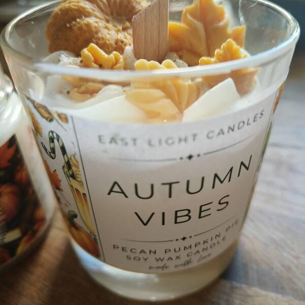 Autumn Vibes Candle | Limited Edition Autumn Halloween | Handmade ...