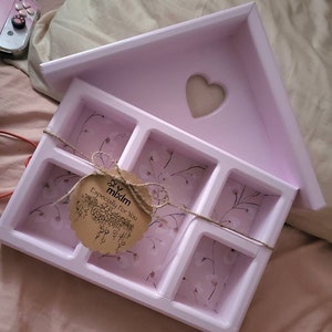 Rosy Pink Shadow Box, Nursery Wall Decor, Girls Room Accent, Pretty ...