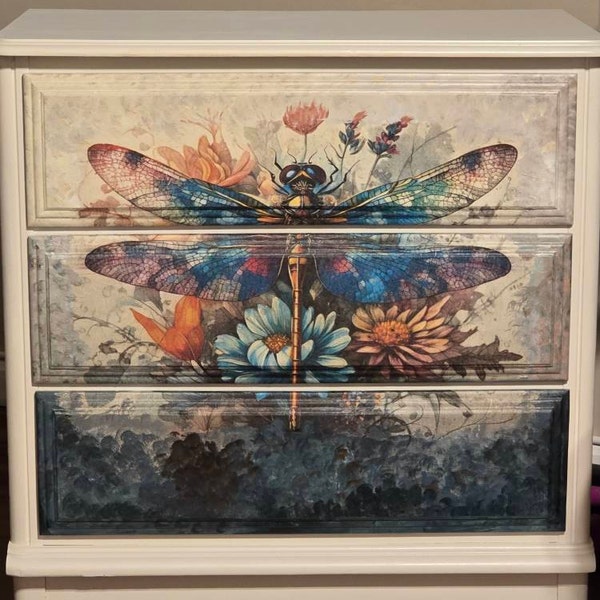 Large Decoupage Paper for Furniture Watercolor Horse Rice Paper ...