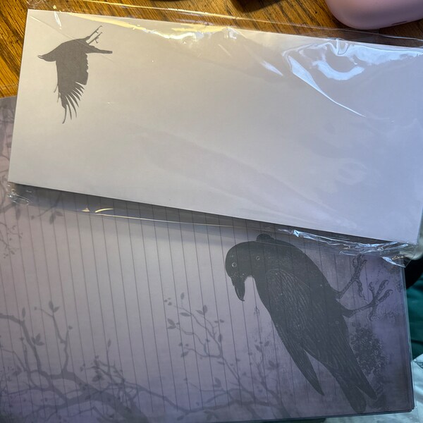 Wolf Forest Writing Paper Set Wolf Stationery Paper Letter Paper Forest ...