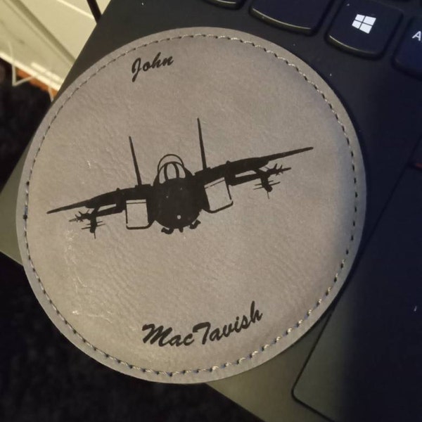 Flying C-130 Hercules Keychain / Rectangle Leatherette / Laser Engraved ...