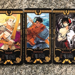 Percy Jackson Mythomagic Cards and Charms - Etsy